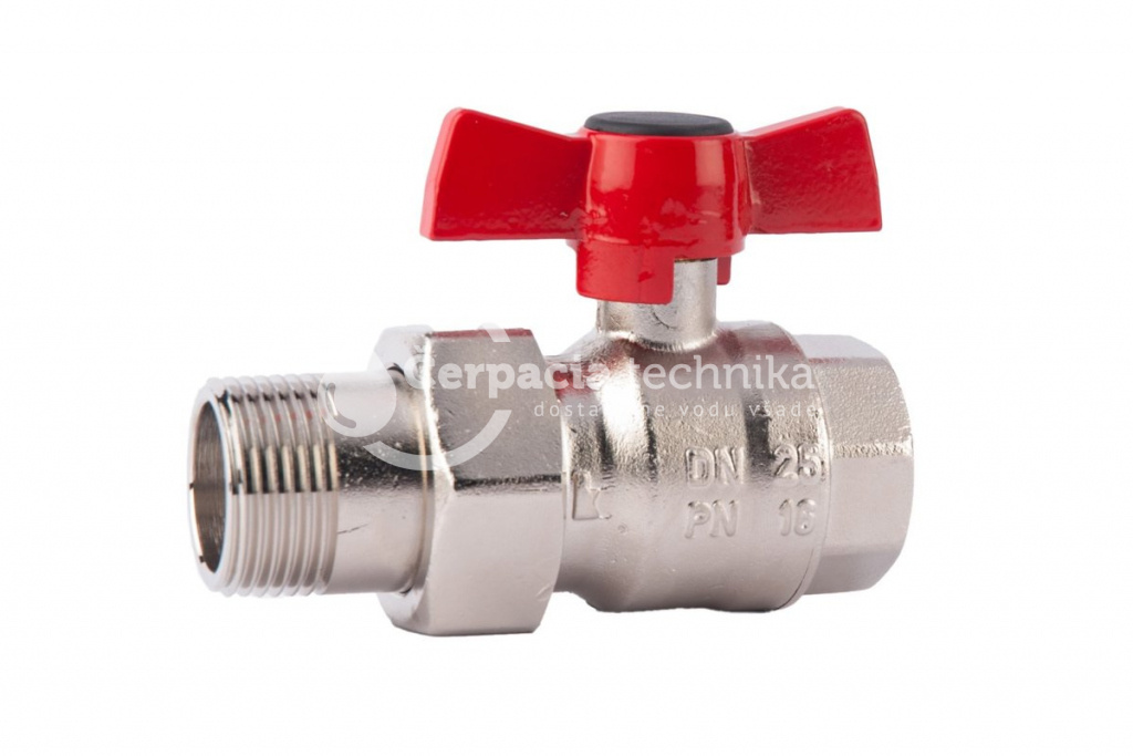 HERZ Guľový Kohút DN 15, PN 16 Motýľ - Šrubenie 1221111 | cerpadla ...