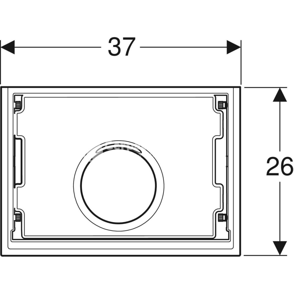 Súprava pre konečnú montáž pre nábytkové umývadlo Geberit ONE 115.424 ...