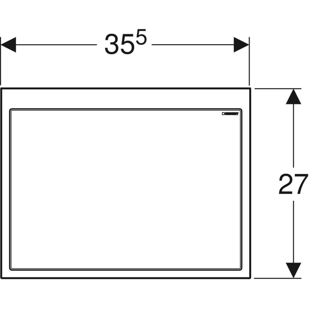 Súprava pre konečnú montáž pre umývadlo Geberit ONE, levitujúci dizajn ...